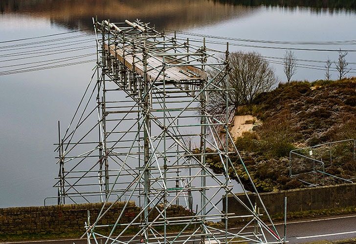 Stalybridge Powerline Access Scaffold - Lyndon SGB